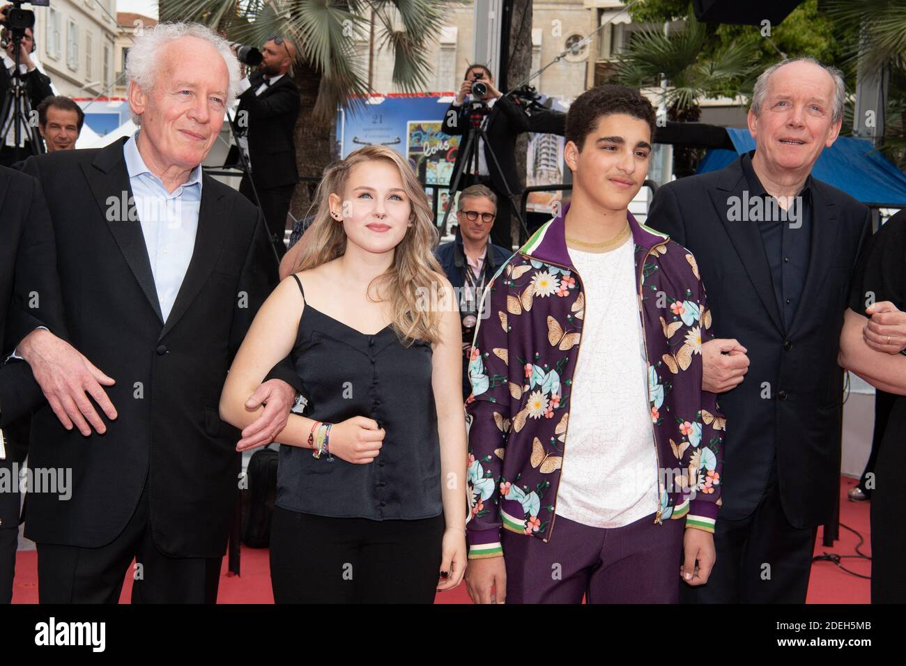 Jean-Pierre Dardenne, Victoria Bluck, Idir Ben Addi and Luc Dardenne ...