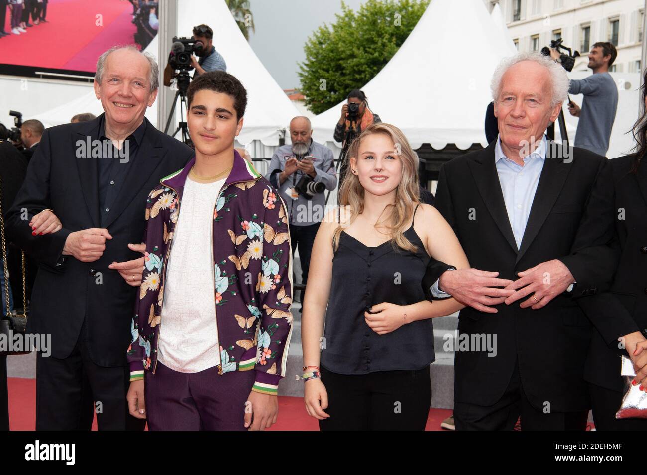 Jean-Pierre Dardenne, Victoria Bluck, Idir Ben Addi and Luc Dardenne ...