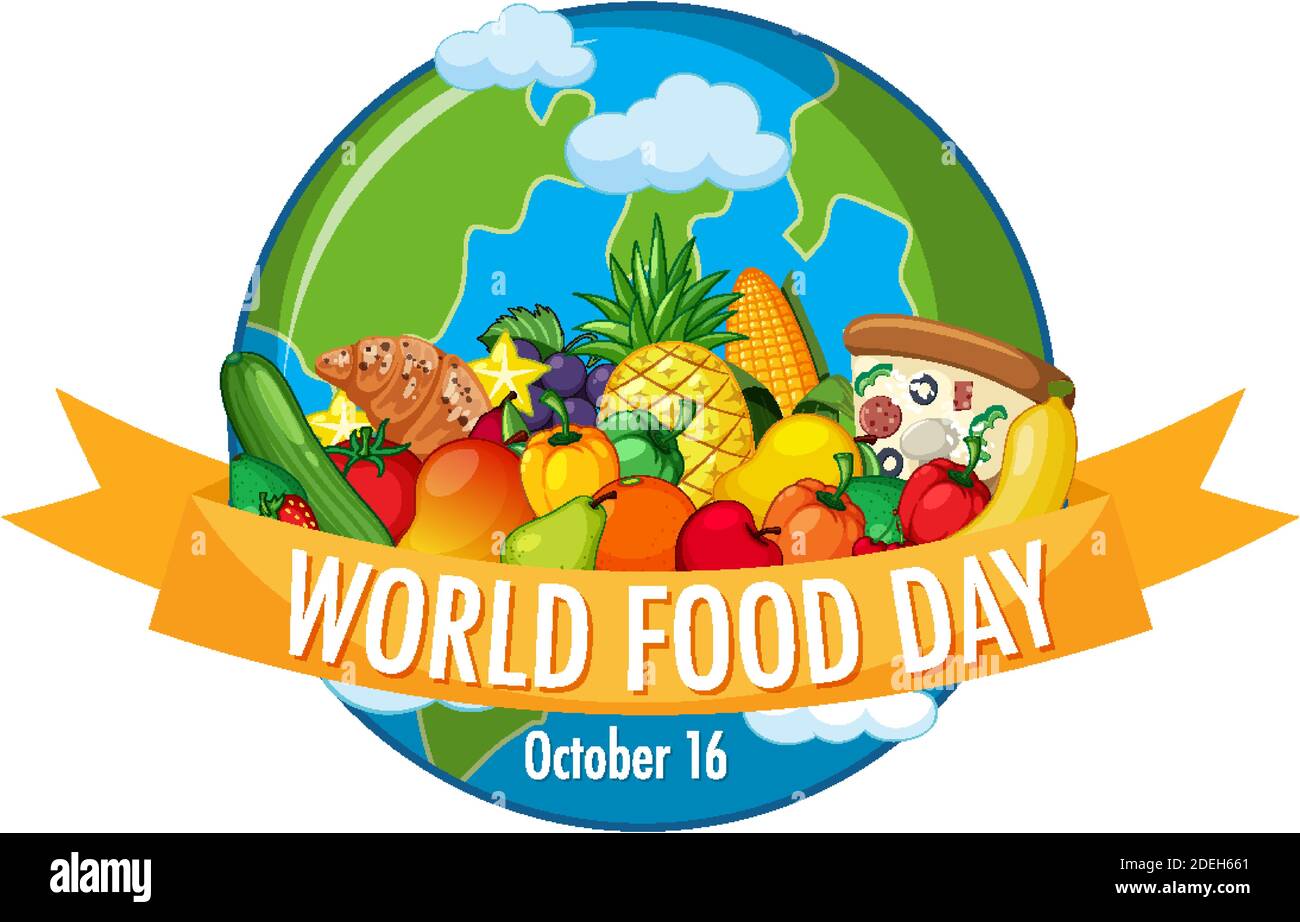 World food day banner illustration Stock Vector Image & Art - Alamy