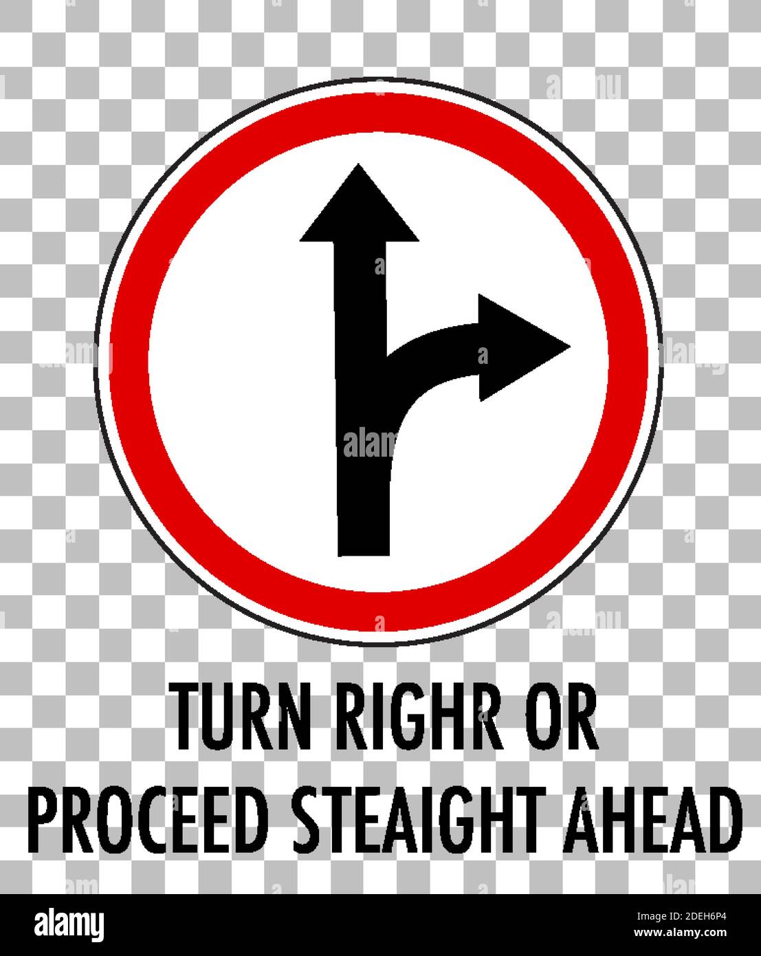 Red traffic sign on transparent background illustration Stock Vector ...