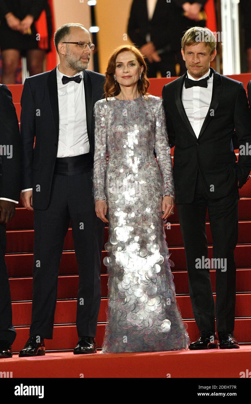 Isabelle Huppert, Ira Sachs, Jeremie Renier attend the screening of ...