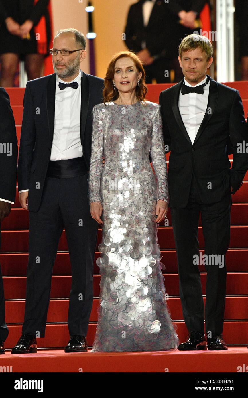 Isabelle Huppert, Ira Sachs, Jeremie Renier attend the screening of ...