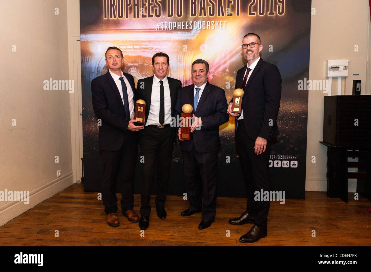 Valery Demory, his deputy Guy Prat, Pascal Donnadieu and Guillaume ...