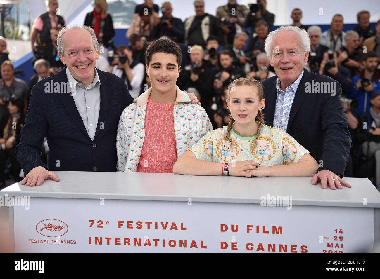 Jean-Pierre Dardenne, Victoria Bluck, Idir Ben Addi and Luc Dardenne ...