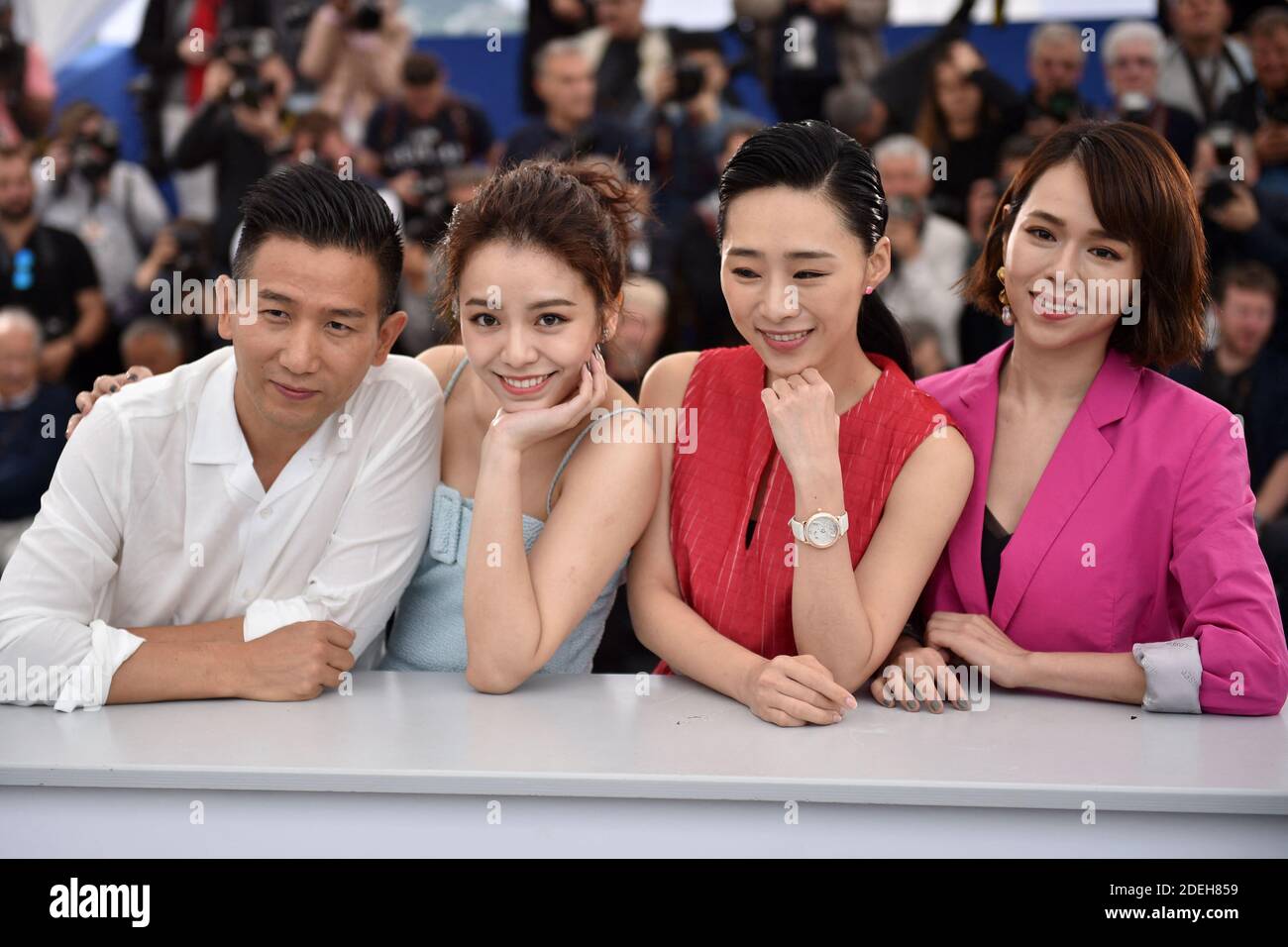 Hsia Yu-chiao, Ke-Xi Wu, Sung Yu-Hua and Midi Z attend the photocall ...