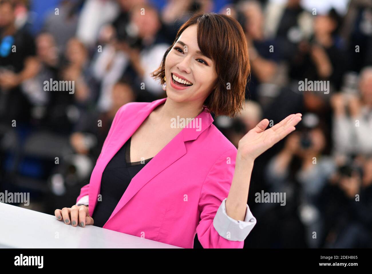 Hsia Yu-Chiao attends the photocall for "Nina Wu" during the 72nd ...