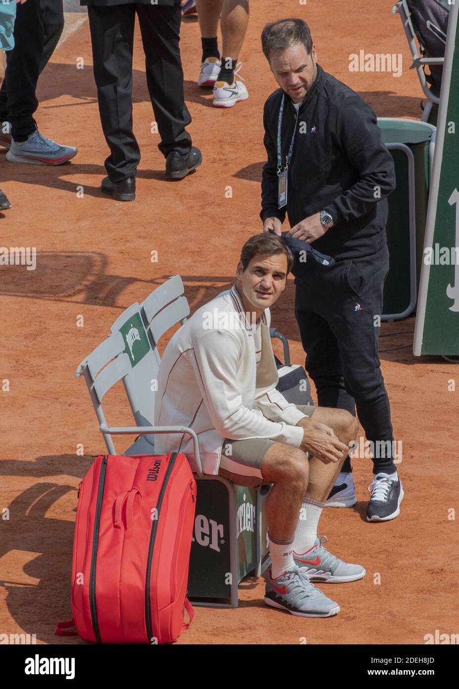 Roger federer french open 2019 hi-res stock photography and images - Alamy