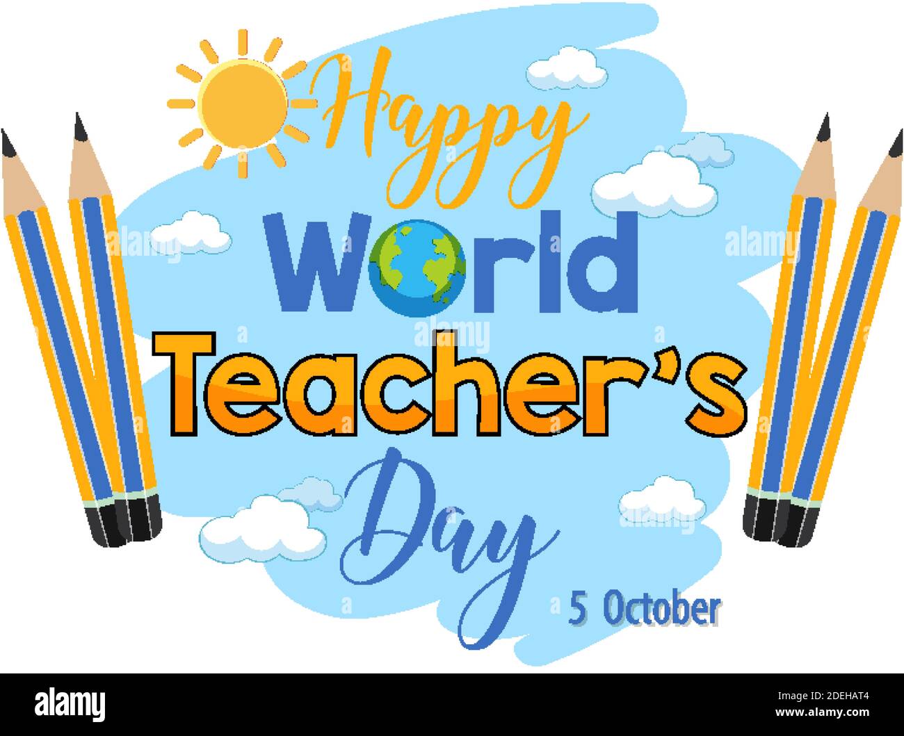 Happy teachers day alphabet hi-res stock photography and images - Alamy