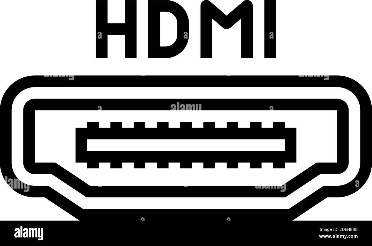 Hdmi port Black and White Stock Photos & Images - Alamy