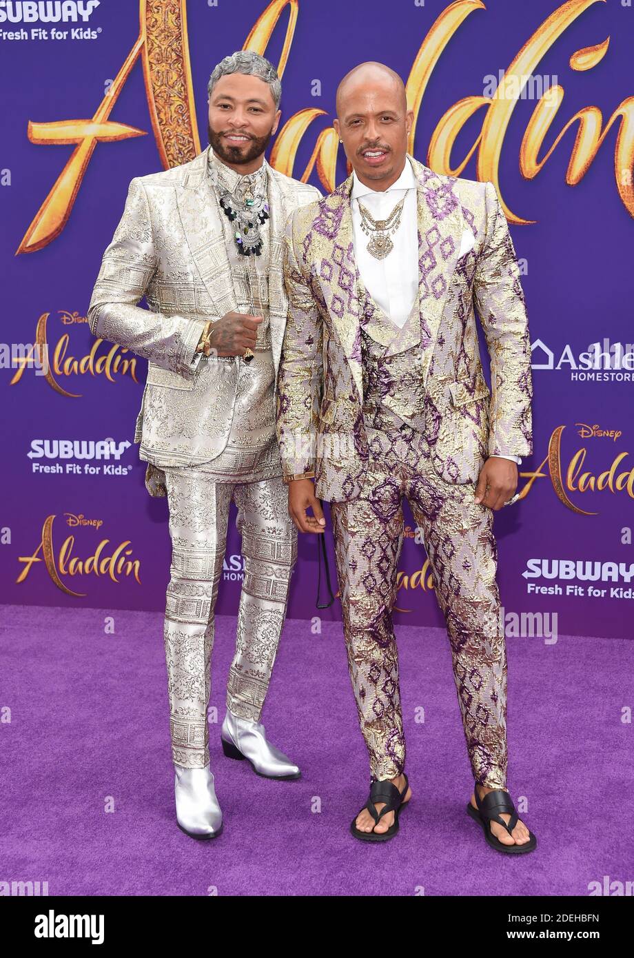 Jamal Sims arriving to the 'Aladdin' World Premiere at El Capitan ...