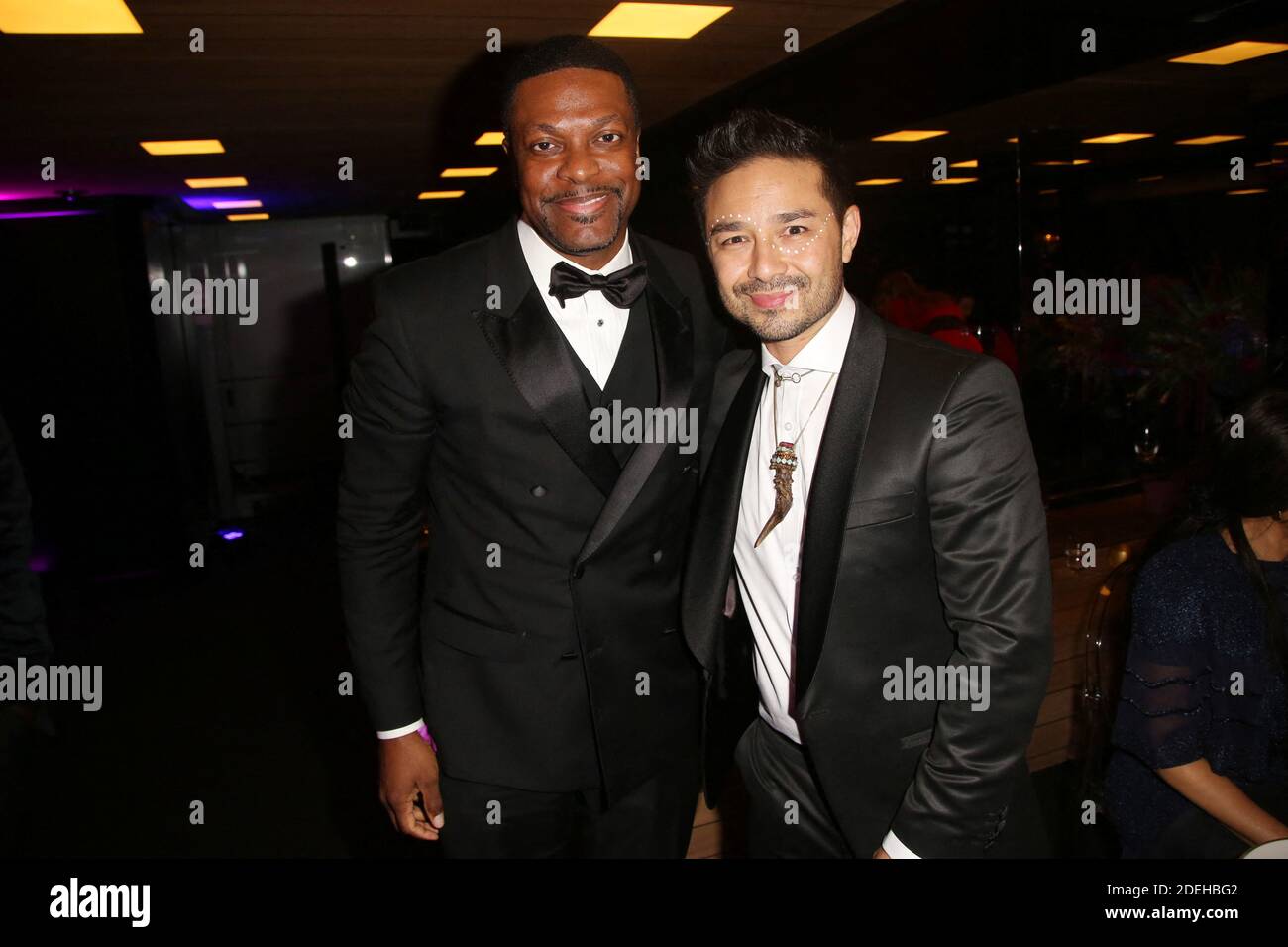 Exclusive - Chris Tucker and David Luu attending the Heart Fund party ...