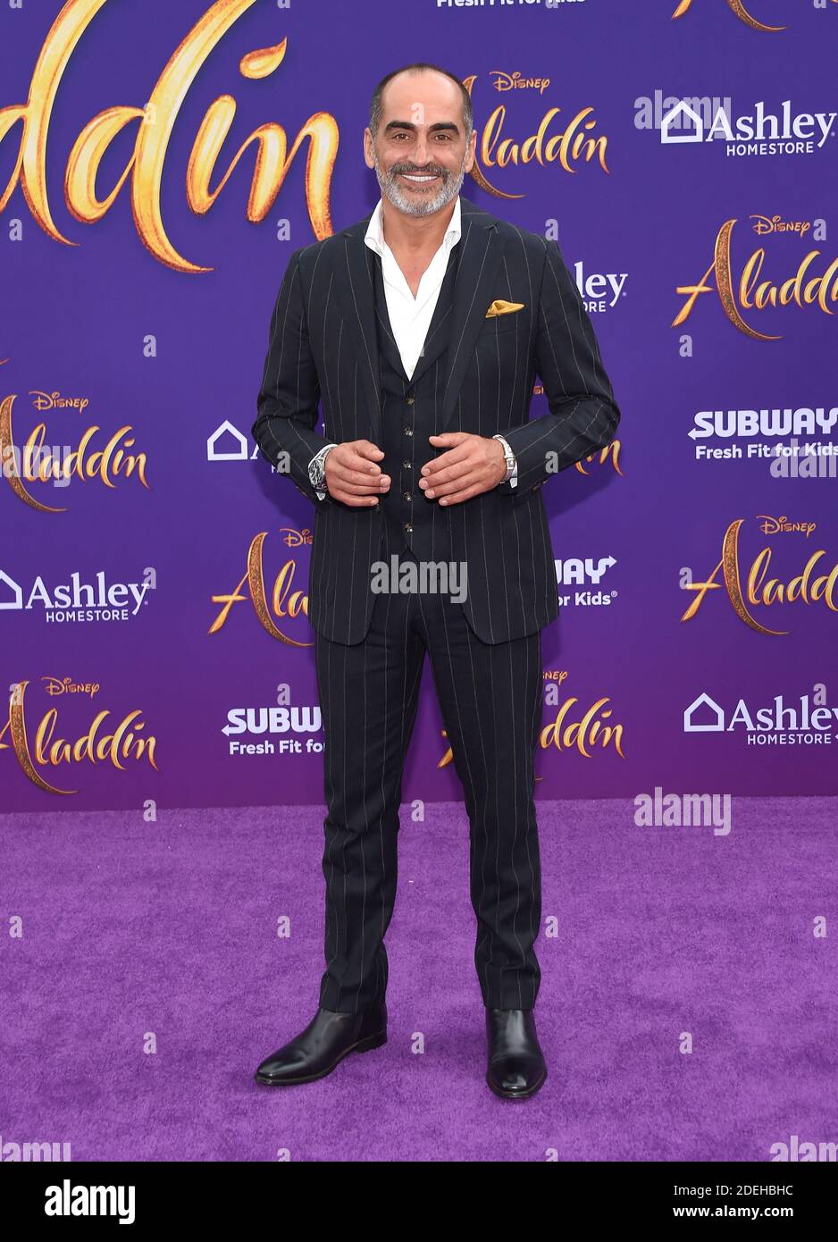 Navid Negahban arriving to the 'Aladdin' World Premiere at El Capitan ...