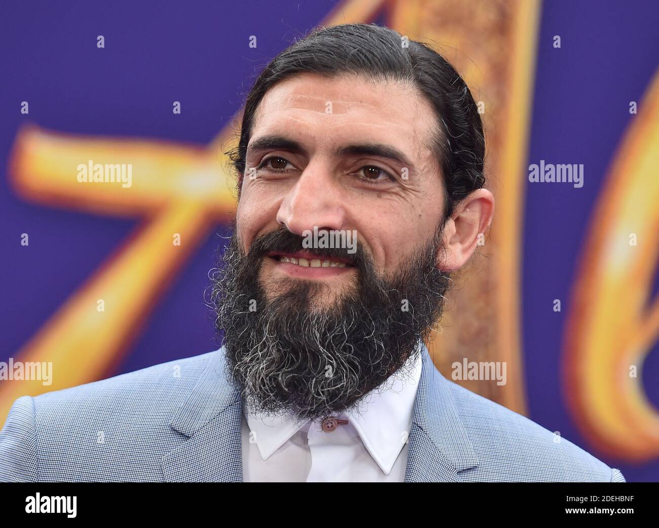 Numan Acar arriving to the 'Aladdin' World Premiere at El Capitan ...