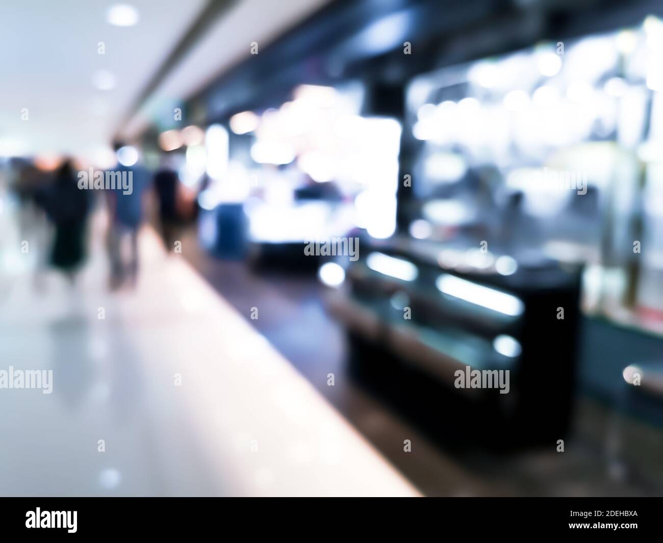 Abstract Shopping mall background with bokeh Stock Photo - Alamy