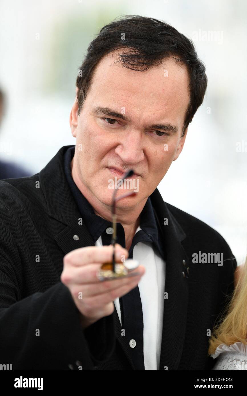 Director Quentin Tarantino attends the photocall for Once Upon A Time ...