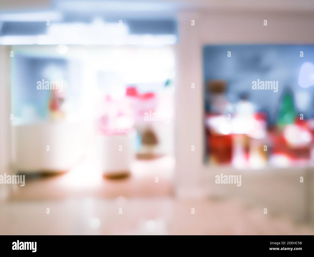 Abstract Shopping mall background with bokeh Stock Photo - Alamy