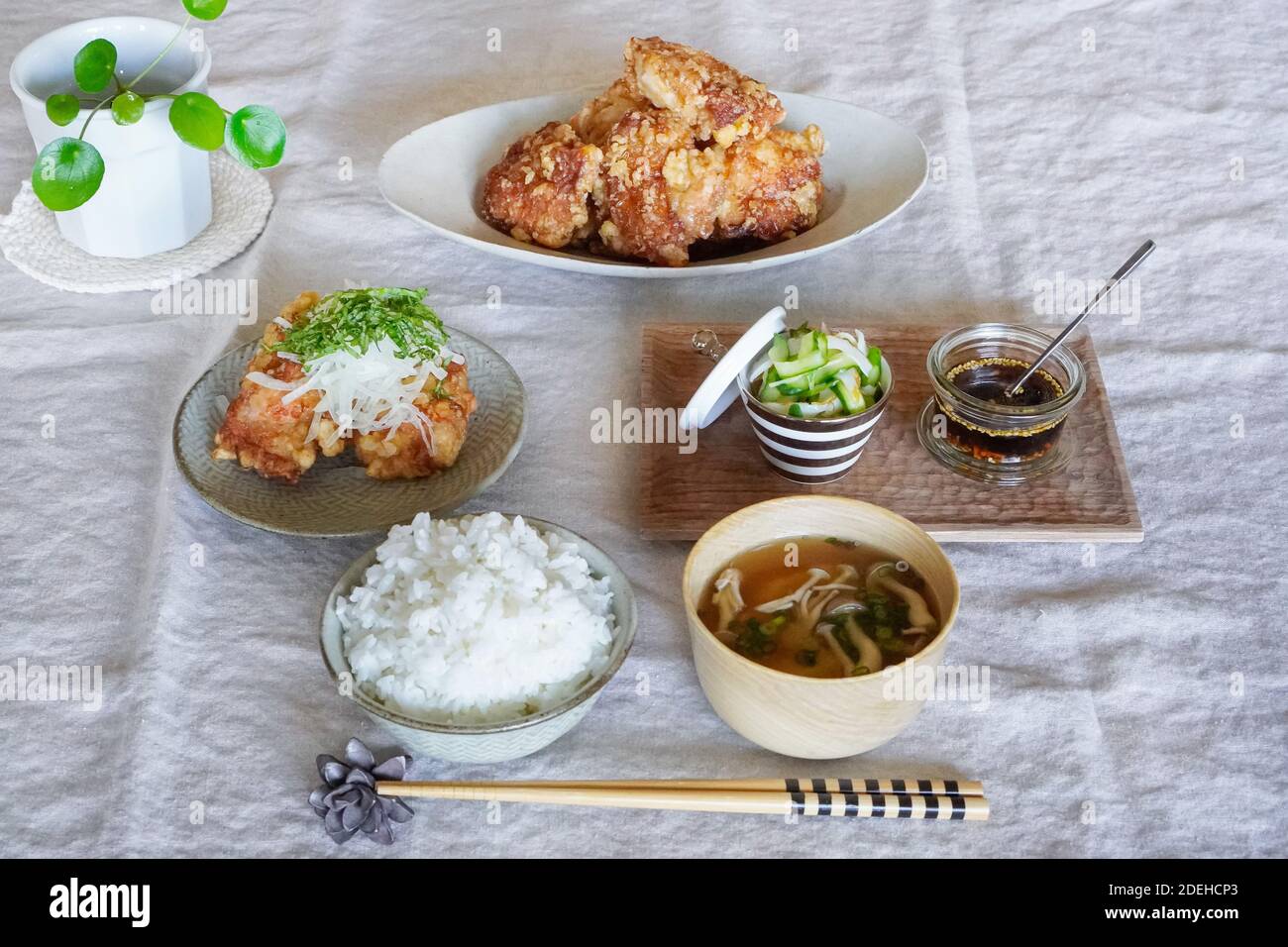 Dish of Zangi (Hokkaido style Fried Chicken), Japan Stock Photo - Alamy