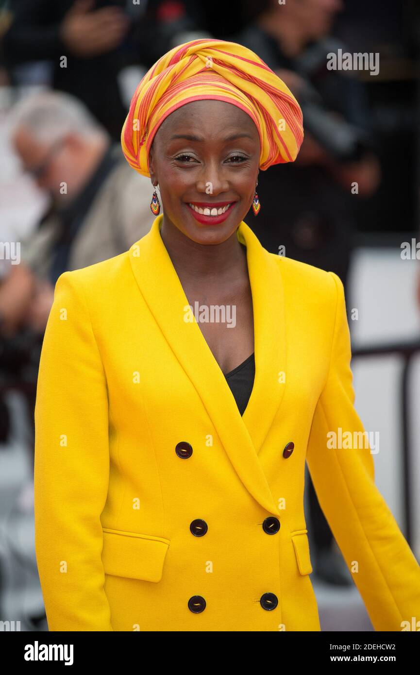 Maimouna N'Diaye arriving on the red carpet of 'Matthias Et Maxime ...