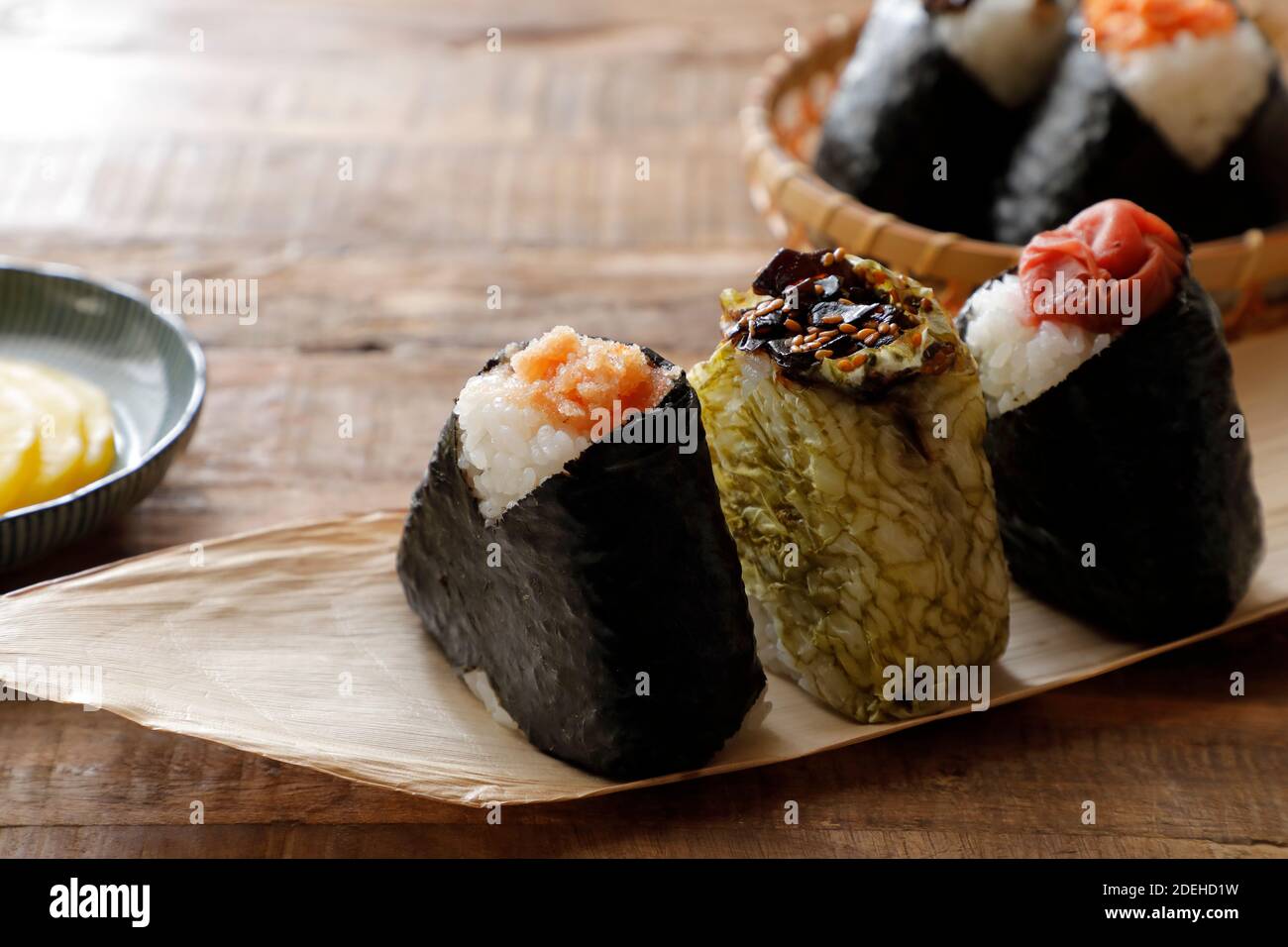 Pickled plum rice ball hi-res stock photography and images - Alamy