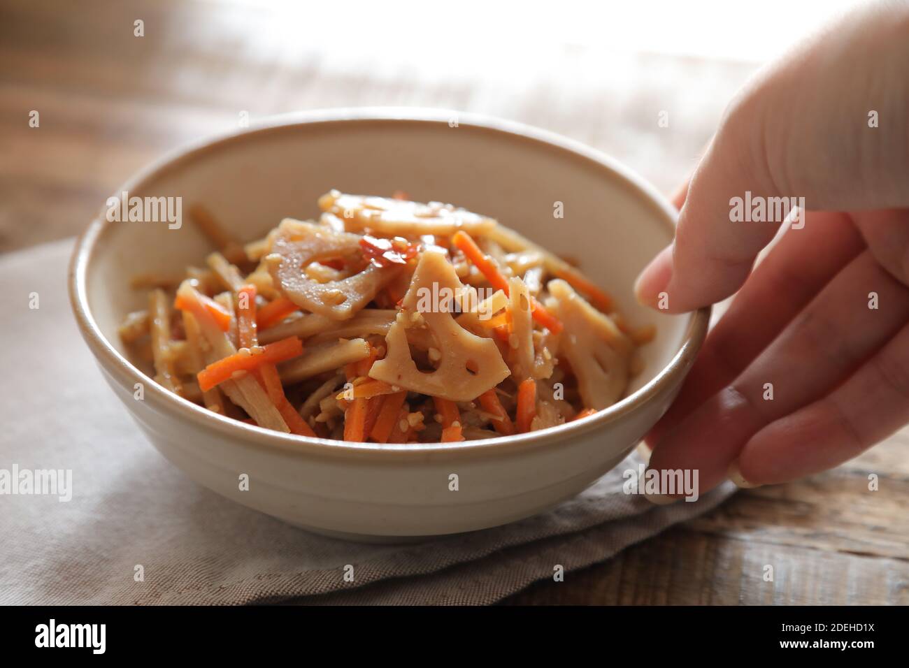 Kinpira, Japanese Food Stock Photo - Alamy