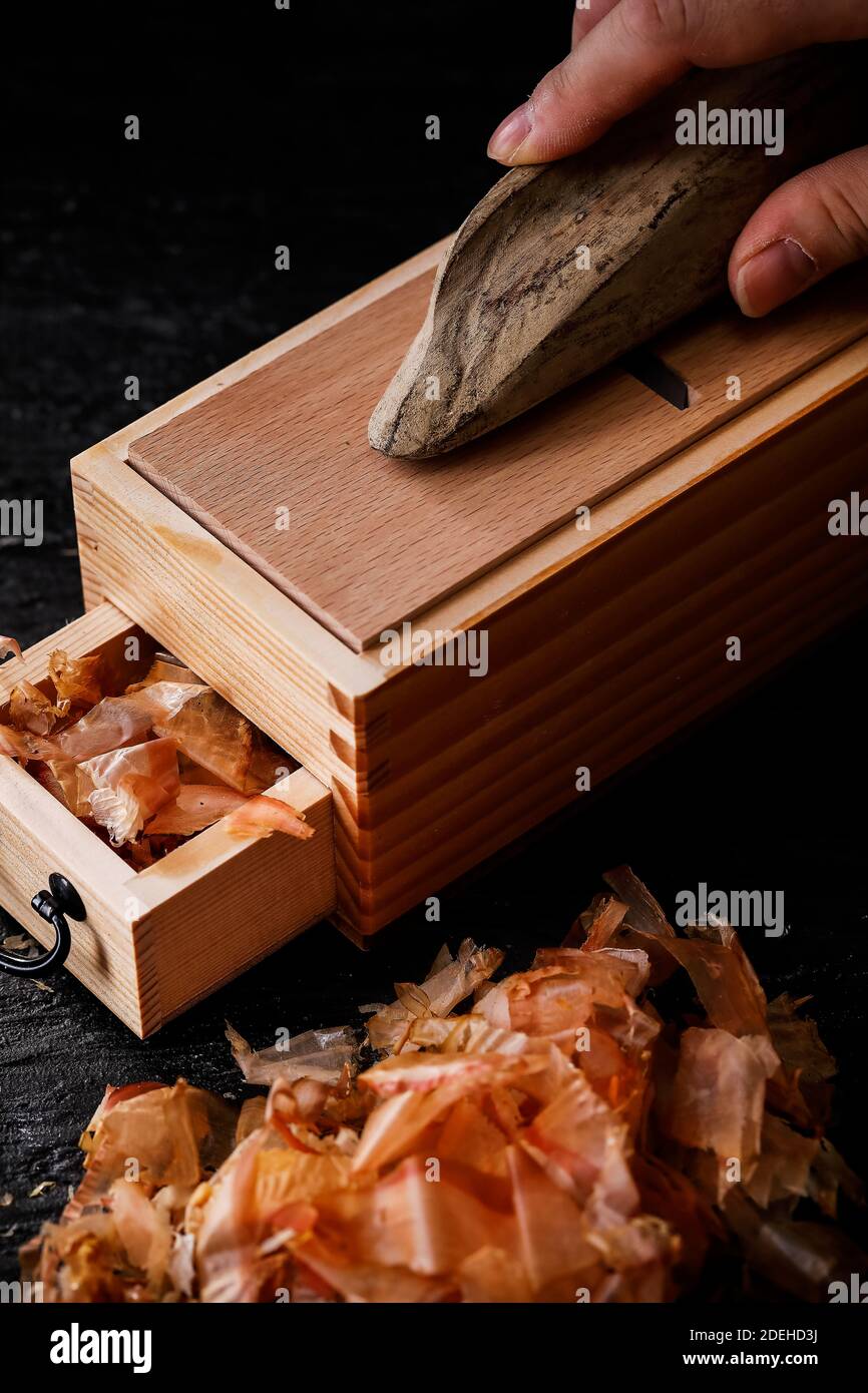Dried Bonito, Japanese Food Stock Photo - Alamy
