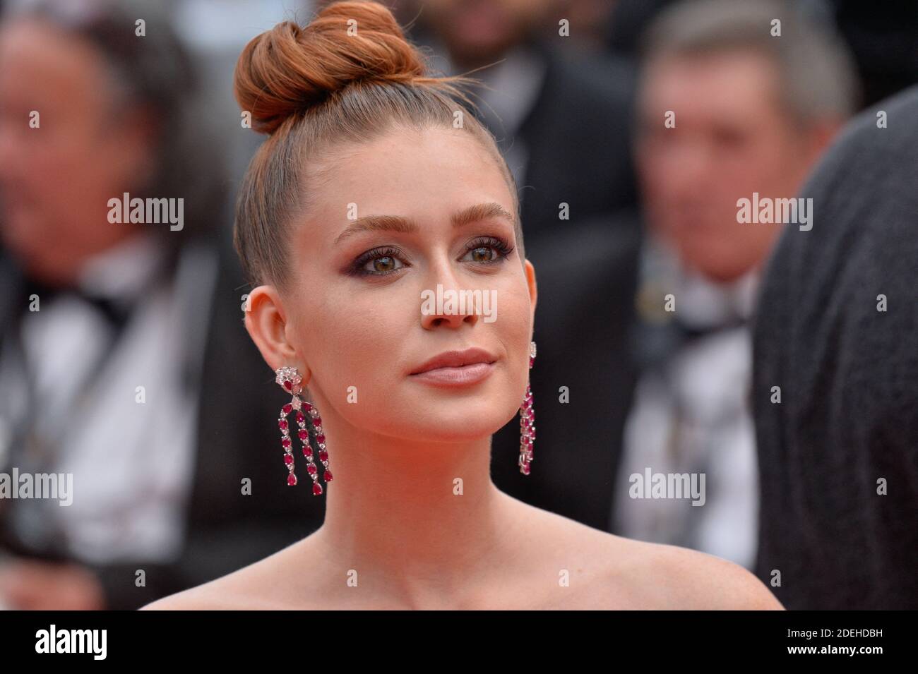 Marina Ruy attending the premiere of Roubaix, Une Lumiere during 72nd ...