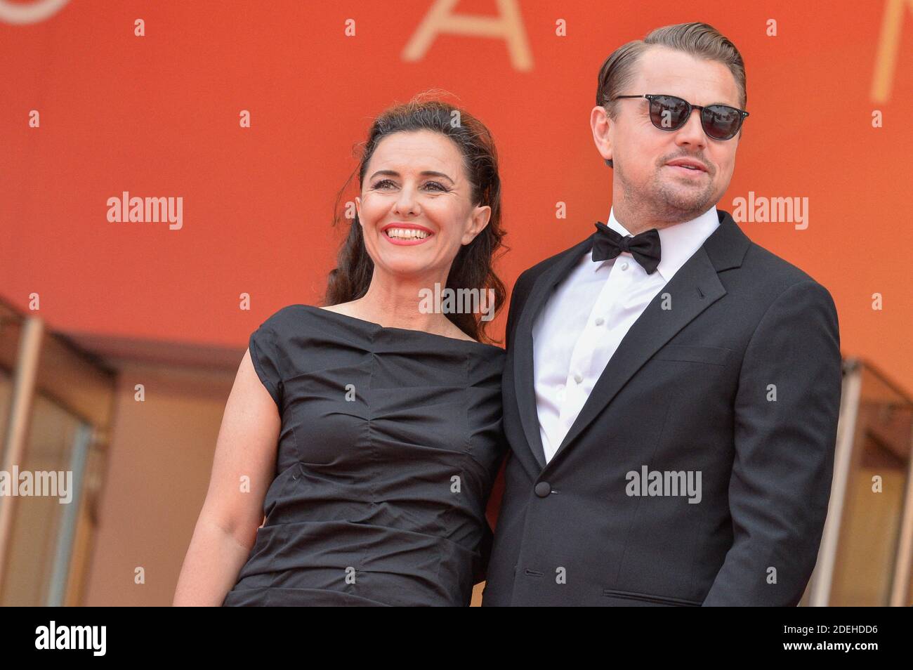 Leonardo DiCaprio, Leila Conners attending the premiere of Roubaix, Une ...