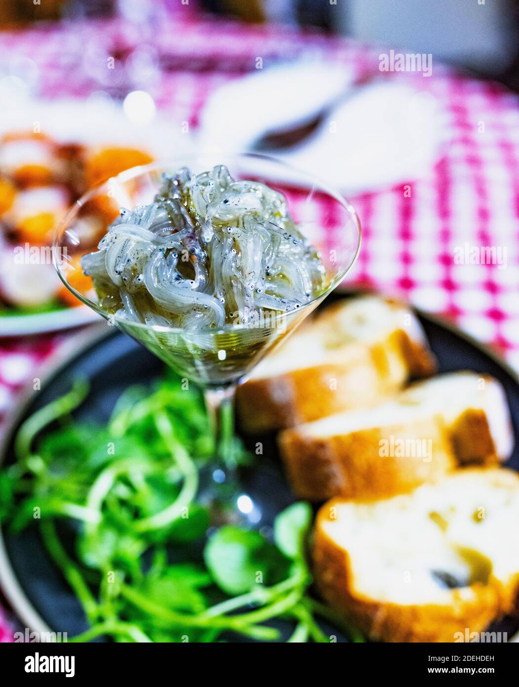 Raw Whitebait, Japanese Food Stock Photo - Alamy