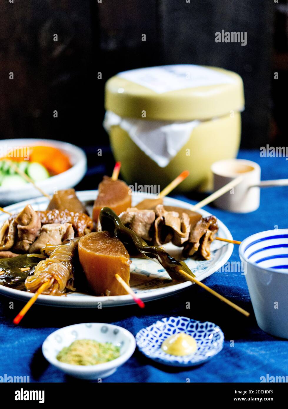 Japanese vegetable skewer hi-res stock photography and images - Alamy