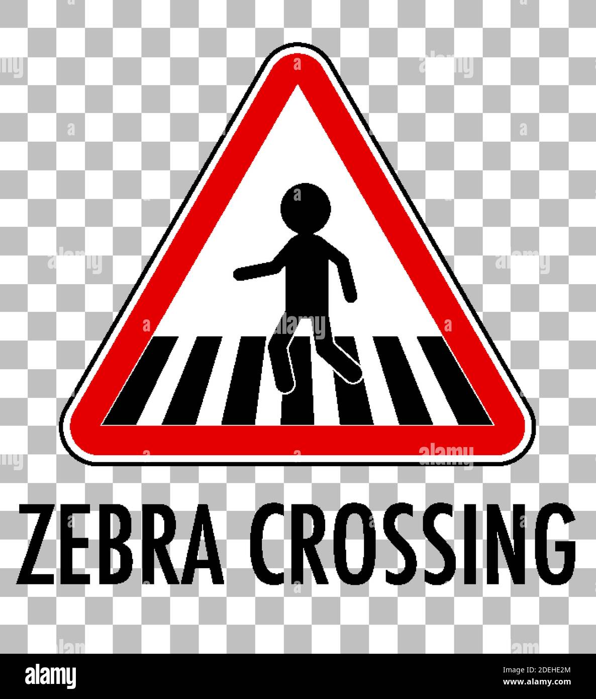 Red traffic sign on transparent background illustration Stock Vector ...