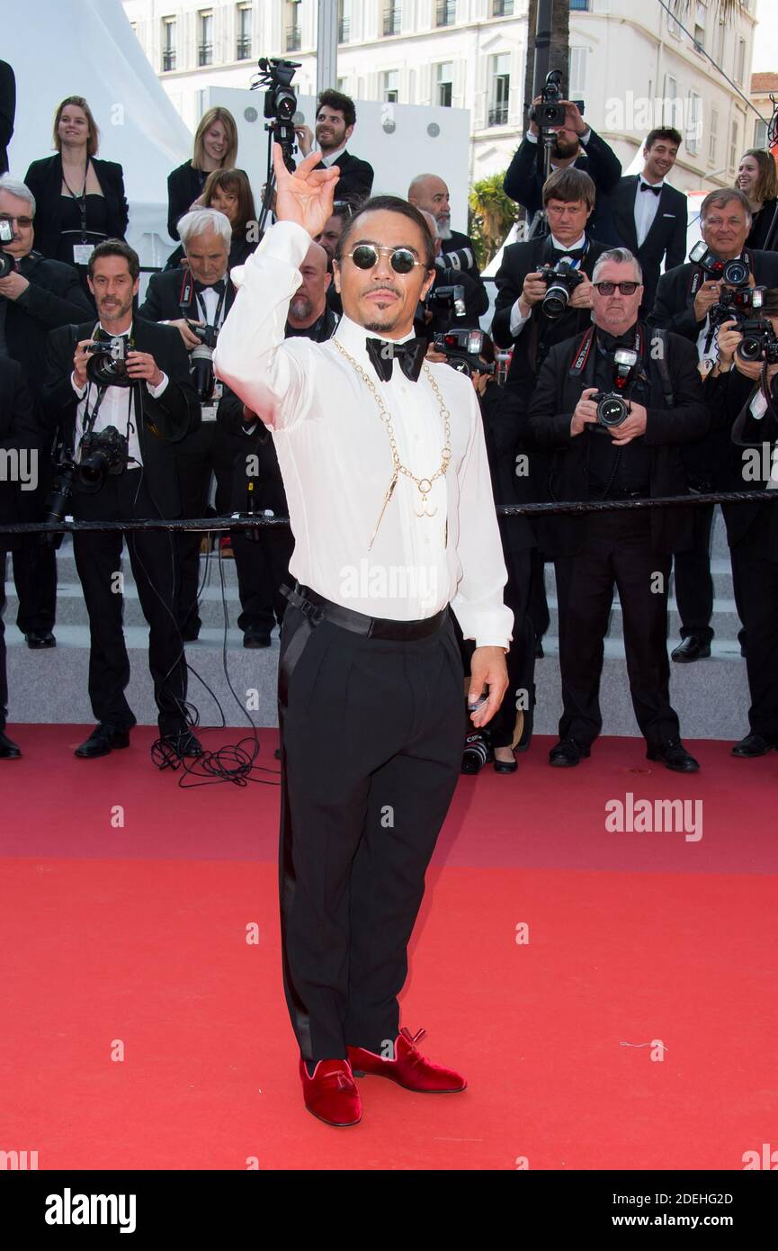 Nusret Gokce aka Salt Bae arriving on the red carpet of 'The Traitor ...