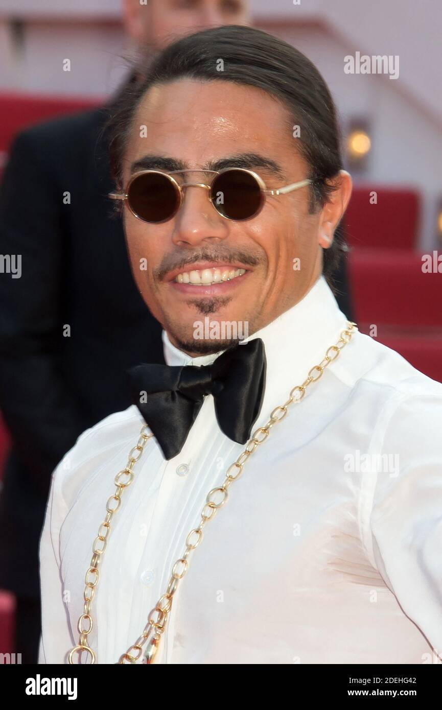 Nusret Gokce aka Salt Bae arriving on the red carpet of 'The Traitor ...