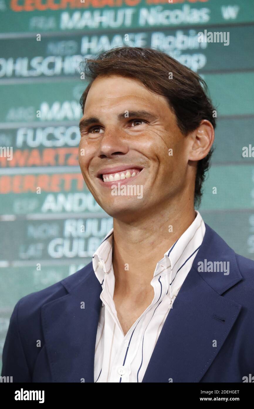 Spain's Rafael Nadal during the French Tennis Open 2019 Draw in Roland ...