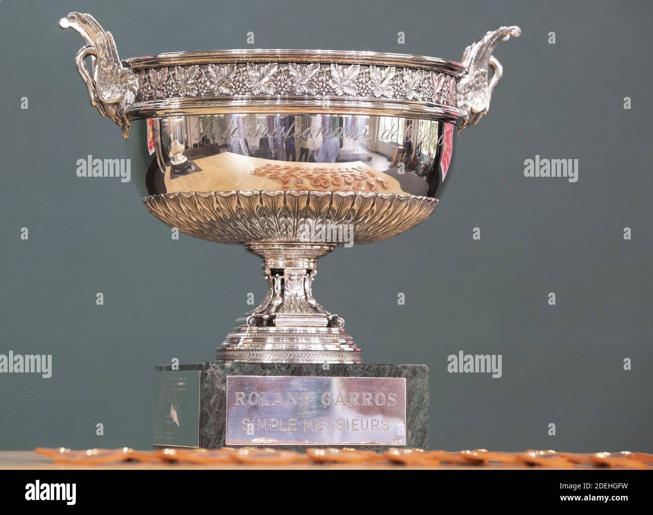 Roland garros trophy 2019 hi-res stock photography and images - Alamy