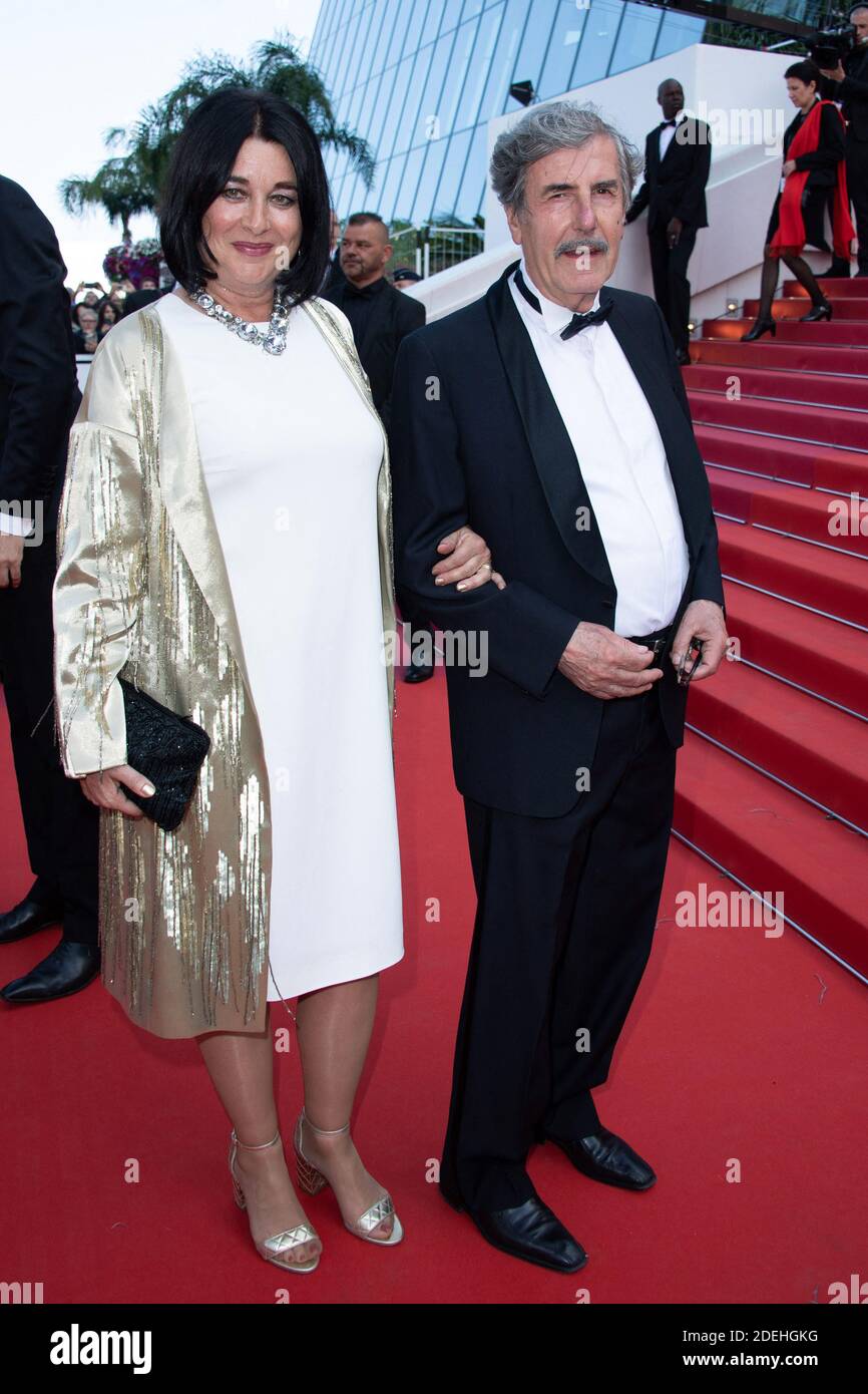 Bernard Menez and his wife Angele attending the Il Traditore Premiere ...
