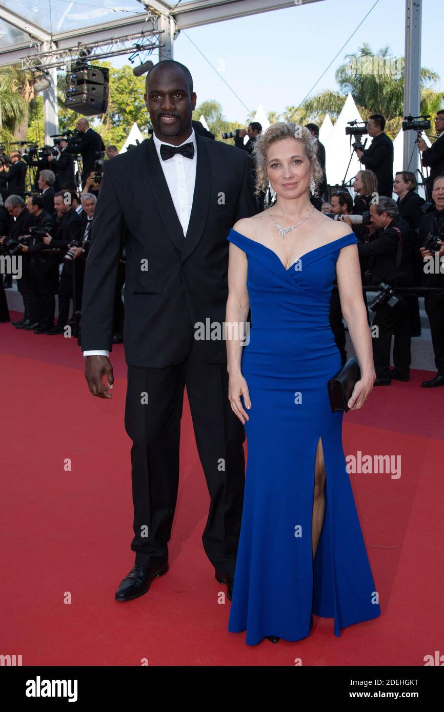 Pascal Gentil and his wife attending the Il Traditore Premiere as part ...