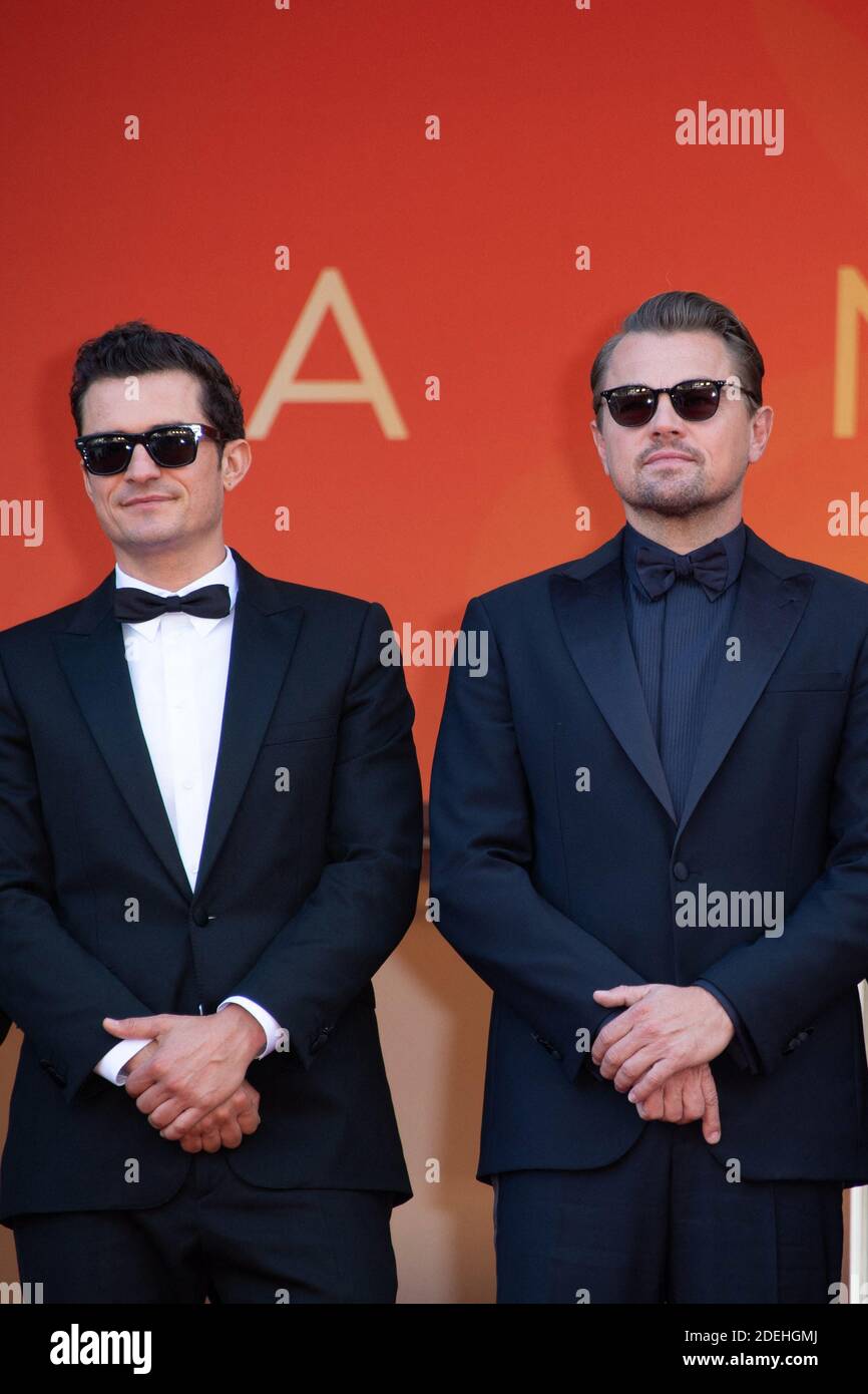 Orlando Bloom and Leonardo di Caprio attending the Il Traditore ...