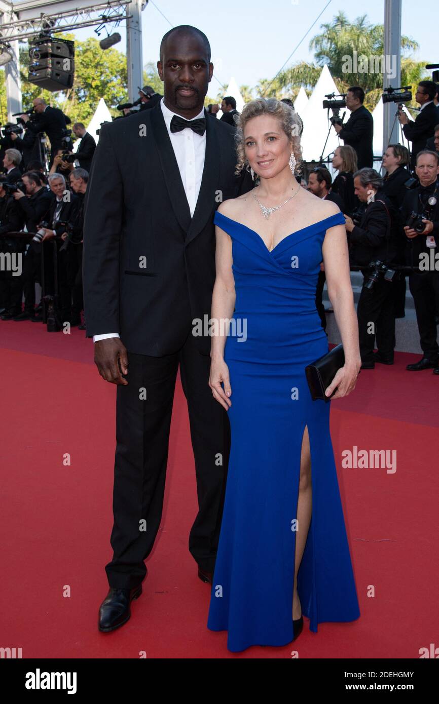 Pascal Gentil and his wife attending the Il Traditore Premiere as part ...