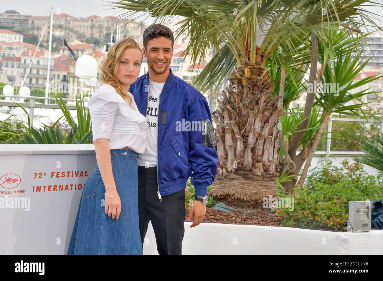 Marie Bernard, Shain Boumedine attending the photocall of Mektoub My ...