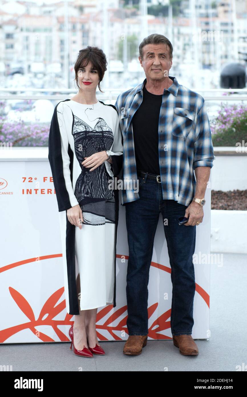 Paz Vega and Sylvester Stallone attending the Sylvester Stallone and ...