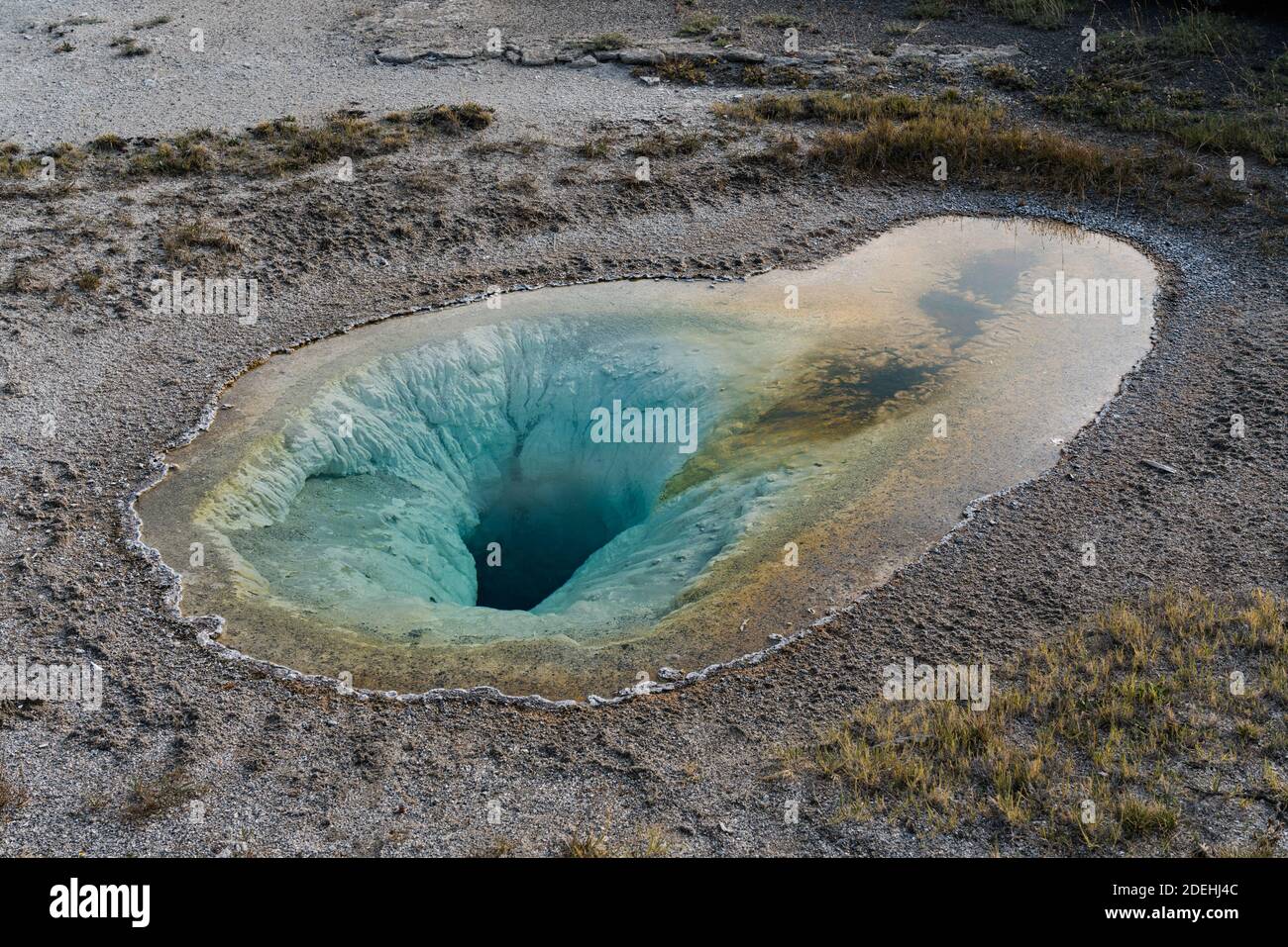 The Belgian Pool is a quiet clearwater hot spring in the Upper Geyser ...