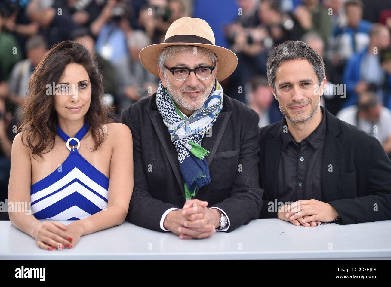 Gael García Bernal, Director Elia Suleiman and Yasmine Hamdan attend ...
