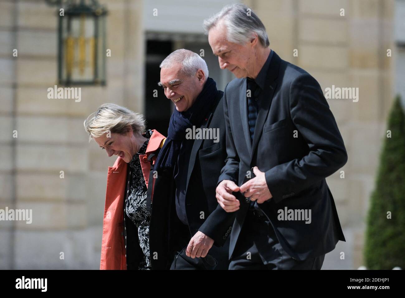 Dominique Perrault arrives for the Pritzker award ceremony in Paris on ...