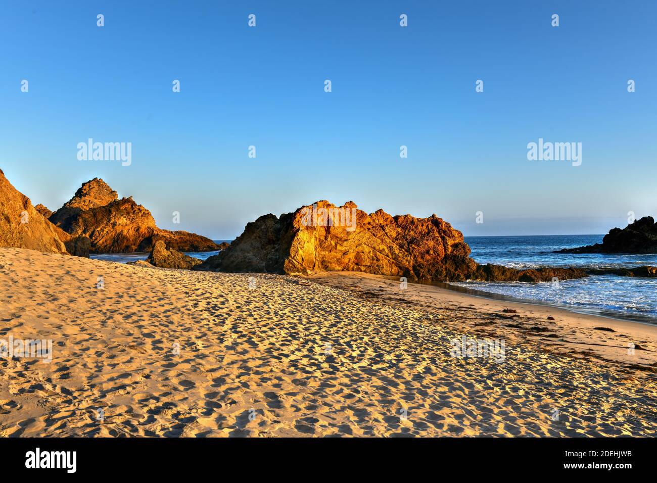 Pfeiffer Beach along Pfeiffer State Park in Big Sur, California Stock ...