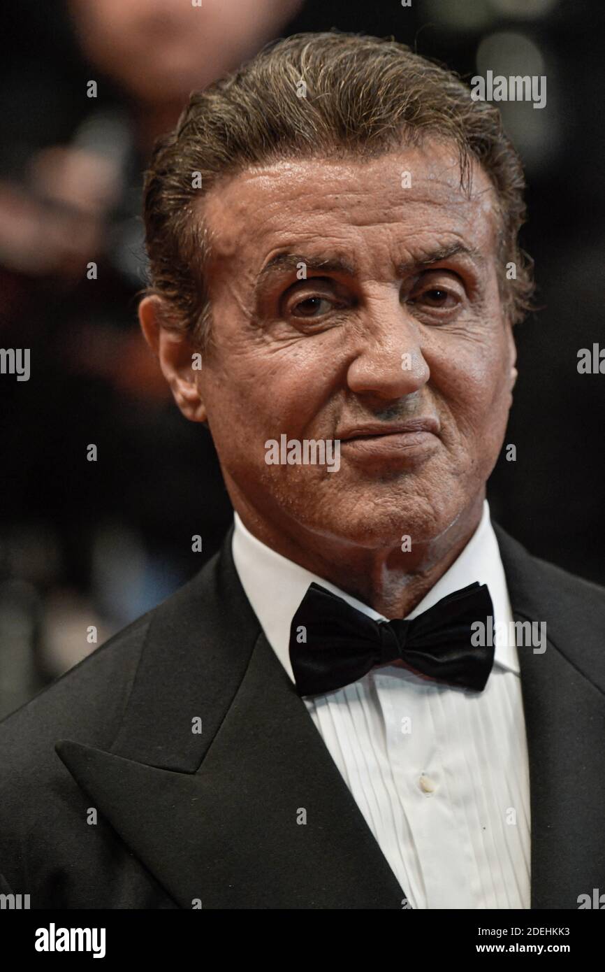 Sylvester Stallone attending the screening of Rambo First Blood during ...