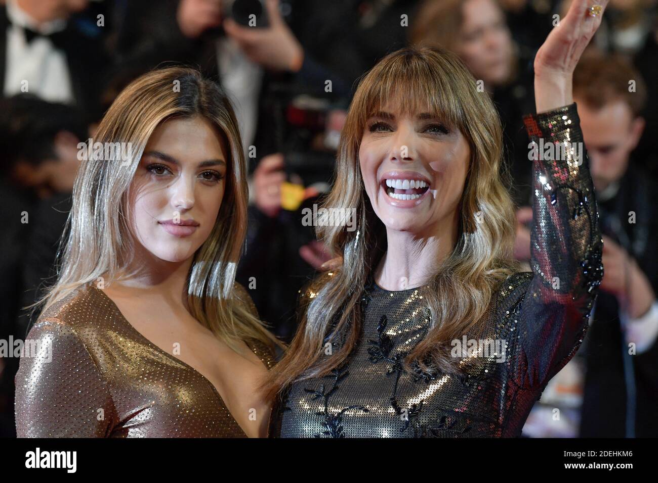 Sistine Rose Stallone, Jennifer Flavin attending the screening of Rambo ...