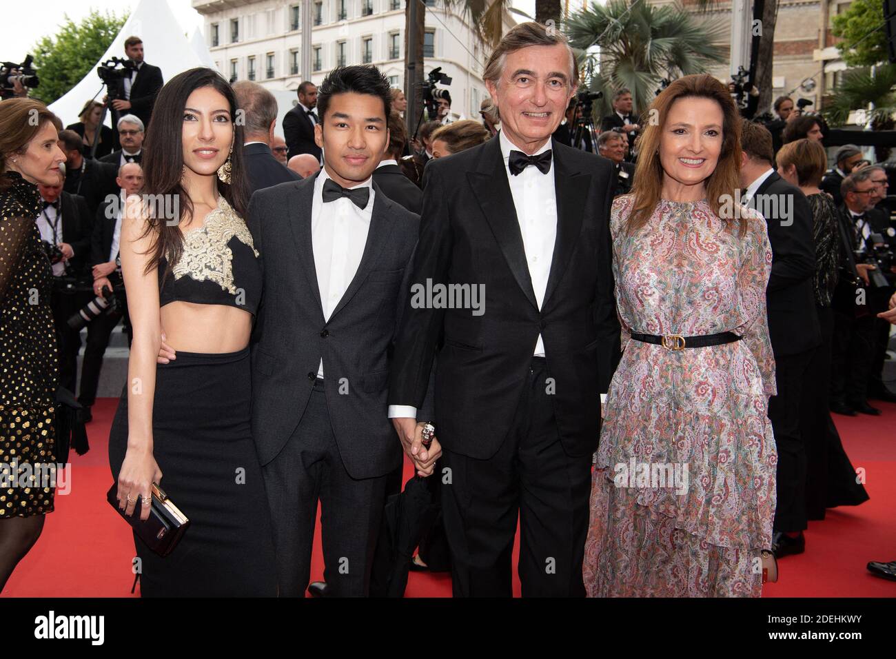Philippe Douste-Blazy with his wife Marie-Yvonne Douste-Blazy and son ...