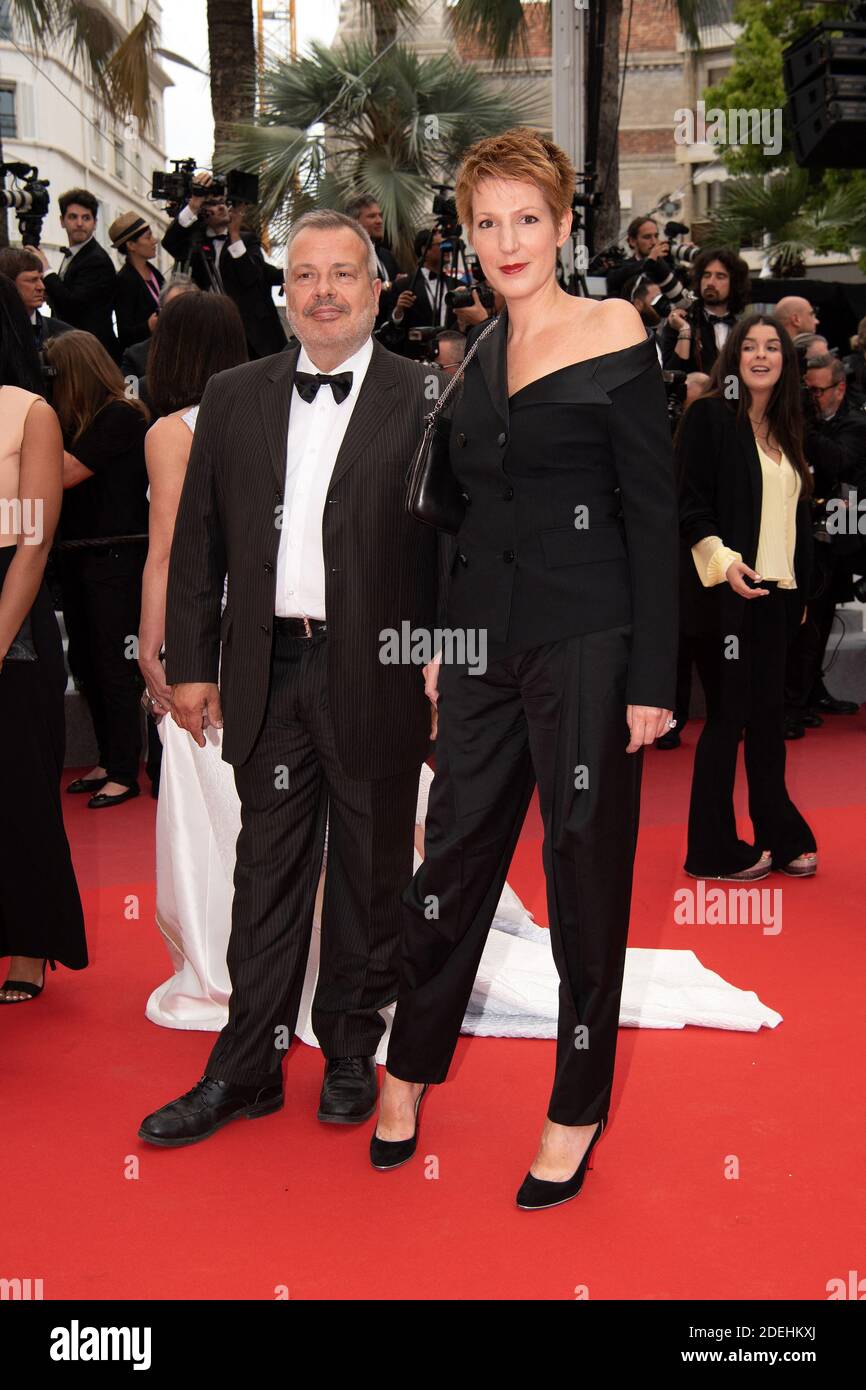 Natacha Polony and her husband Perico Legasse attend the screening of ...