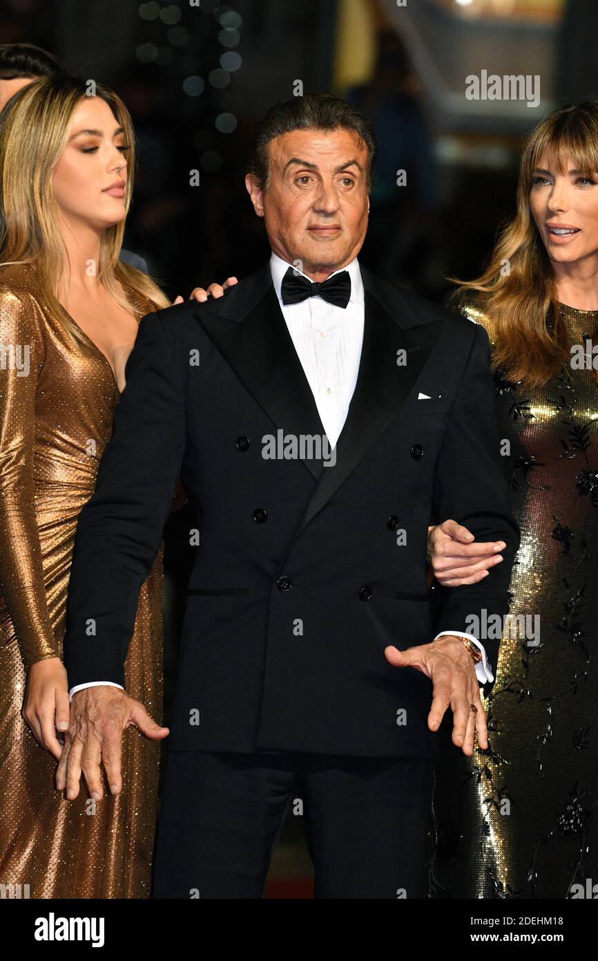 Jennifer Flavin, Sistine Rose Stallone and Sylvester Stallone attend ...