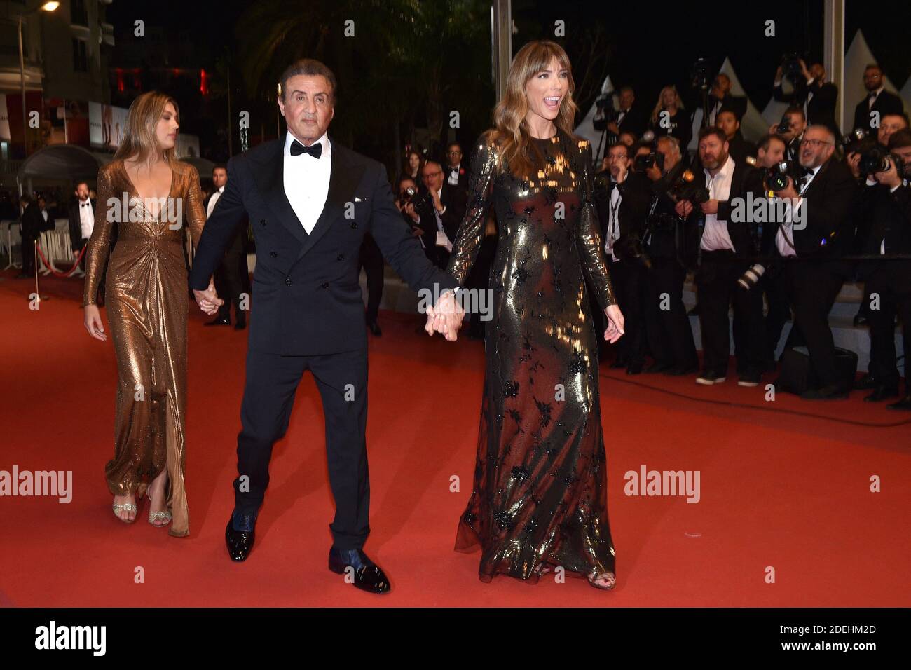 Jennifer Flavin, Sistine Rose Stallone and Sylvester Stallone attend ...